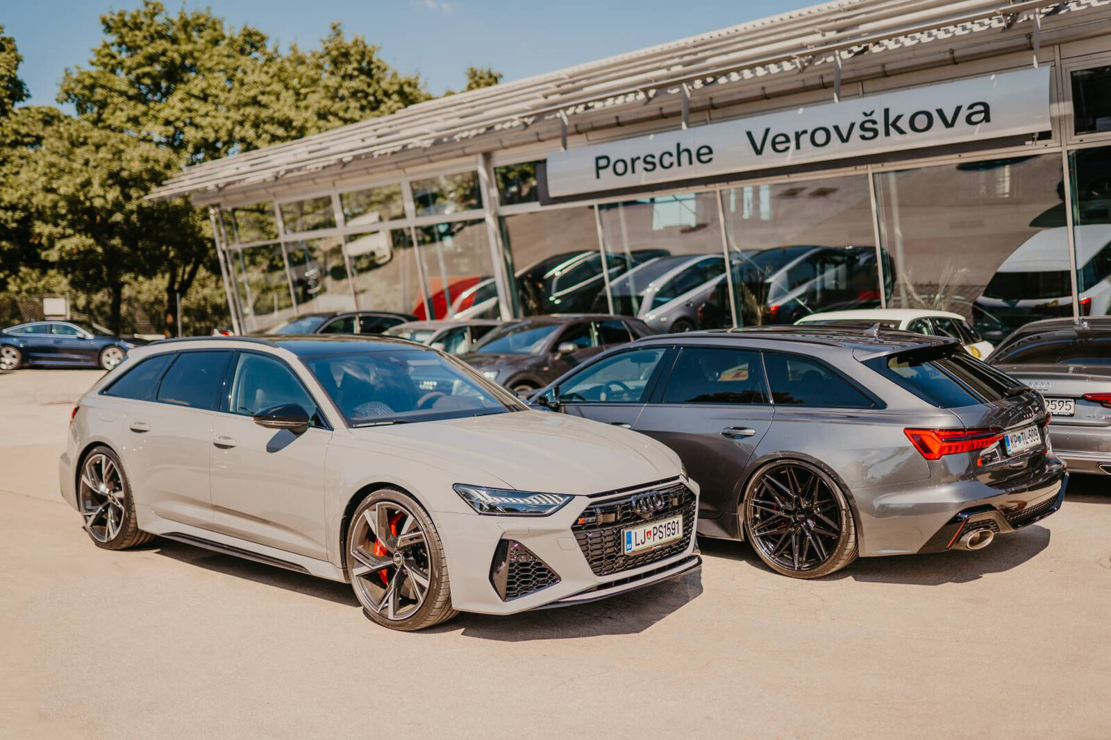 Audi RS 6 - Porsche Verovškova čestita za jubilej! - Porsche Inter Auto